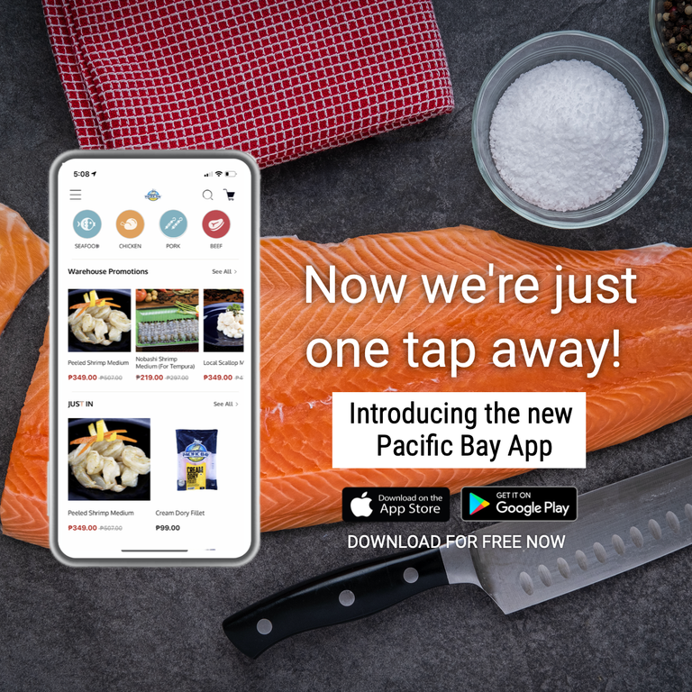 Download the Pacific Bay App for FREE!