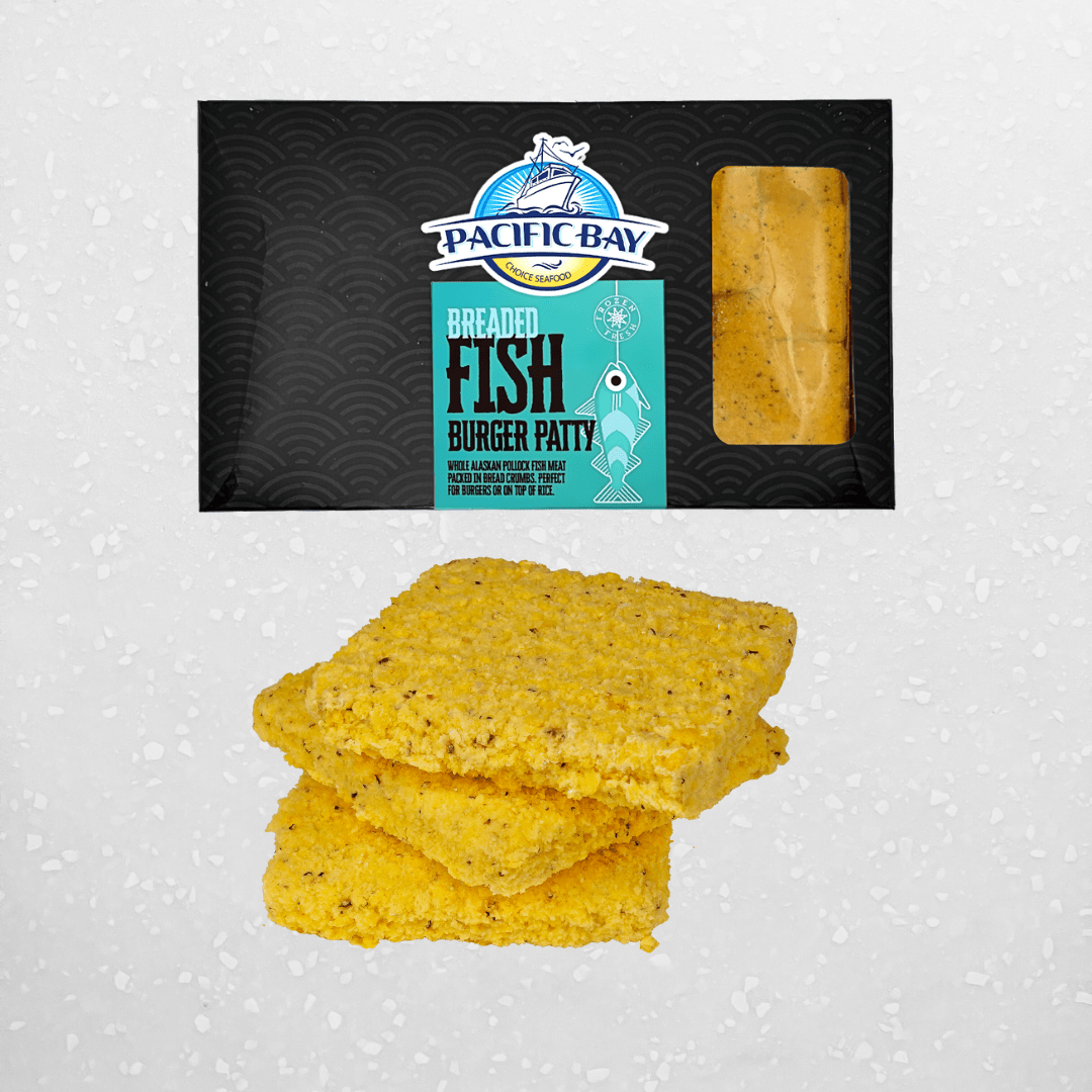 Breaded Fish Burger Patty | Pacific Bay