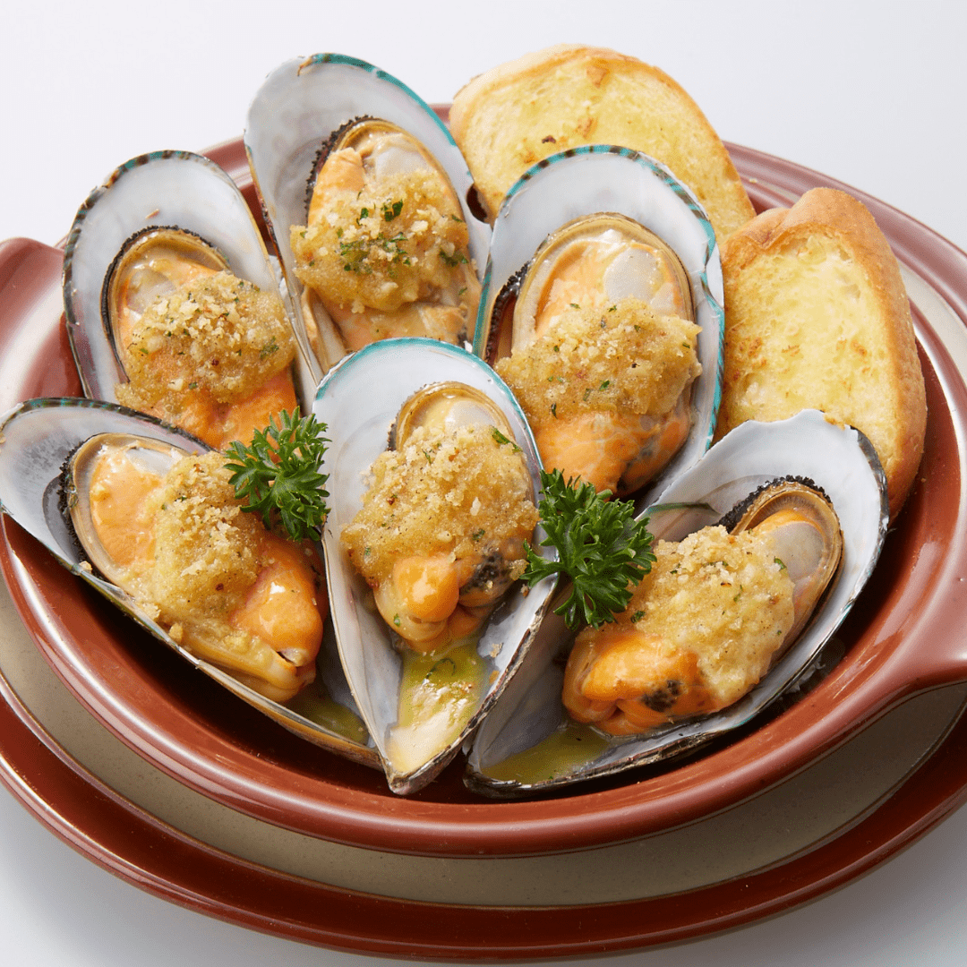 Cheesy Baked Mussels Set | Pacific Bay