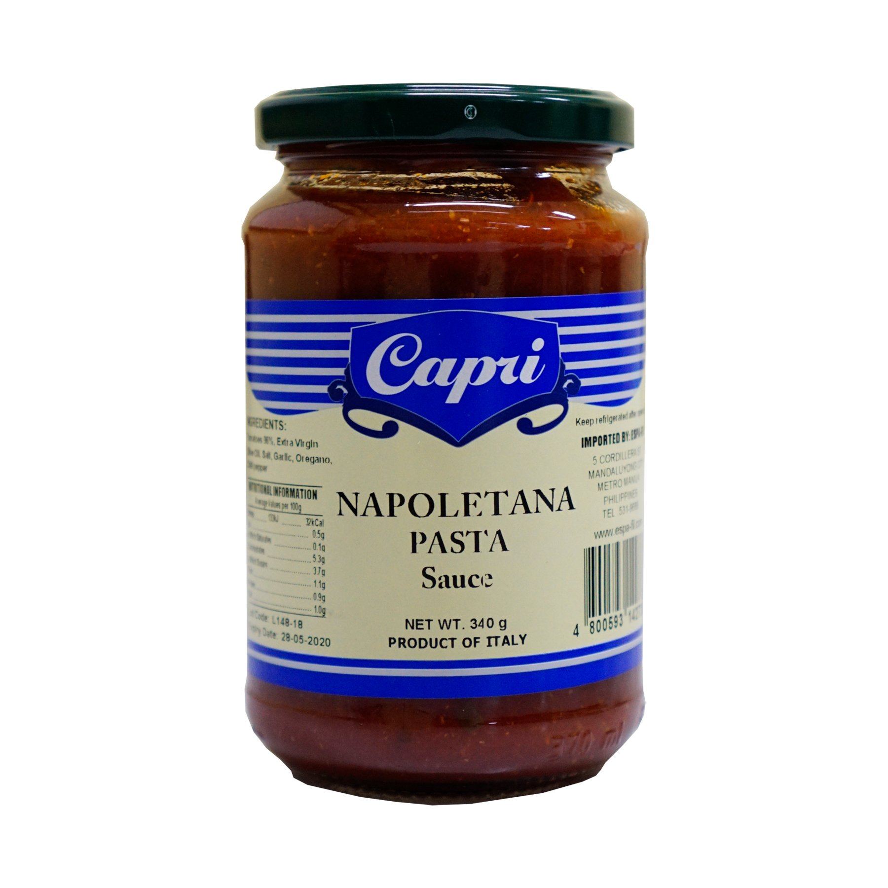 Capri Napoletana Sauce | Pacific Bay