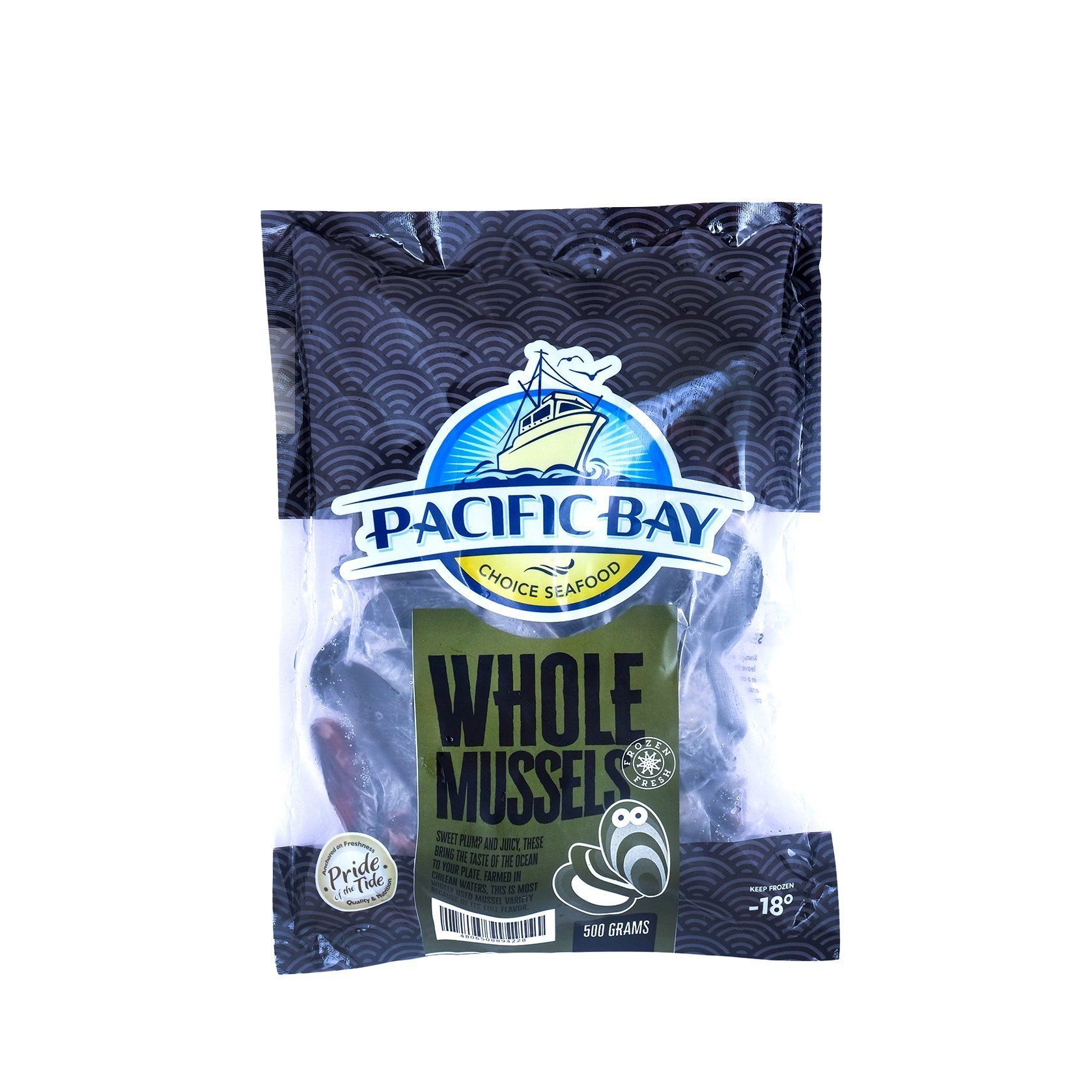 Pacific Bay Whole Mussels
